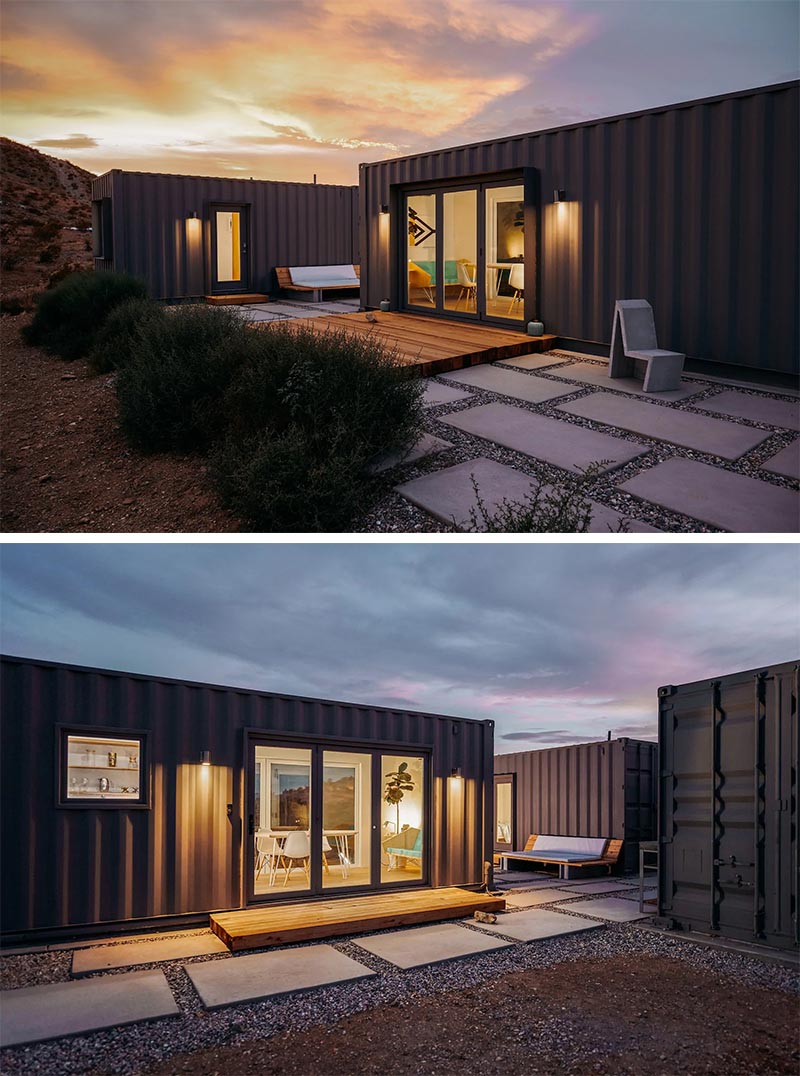 Une maison avec 3 conteneurs en californie - CD-MENTIEL MAGAZINE