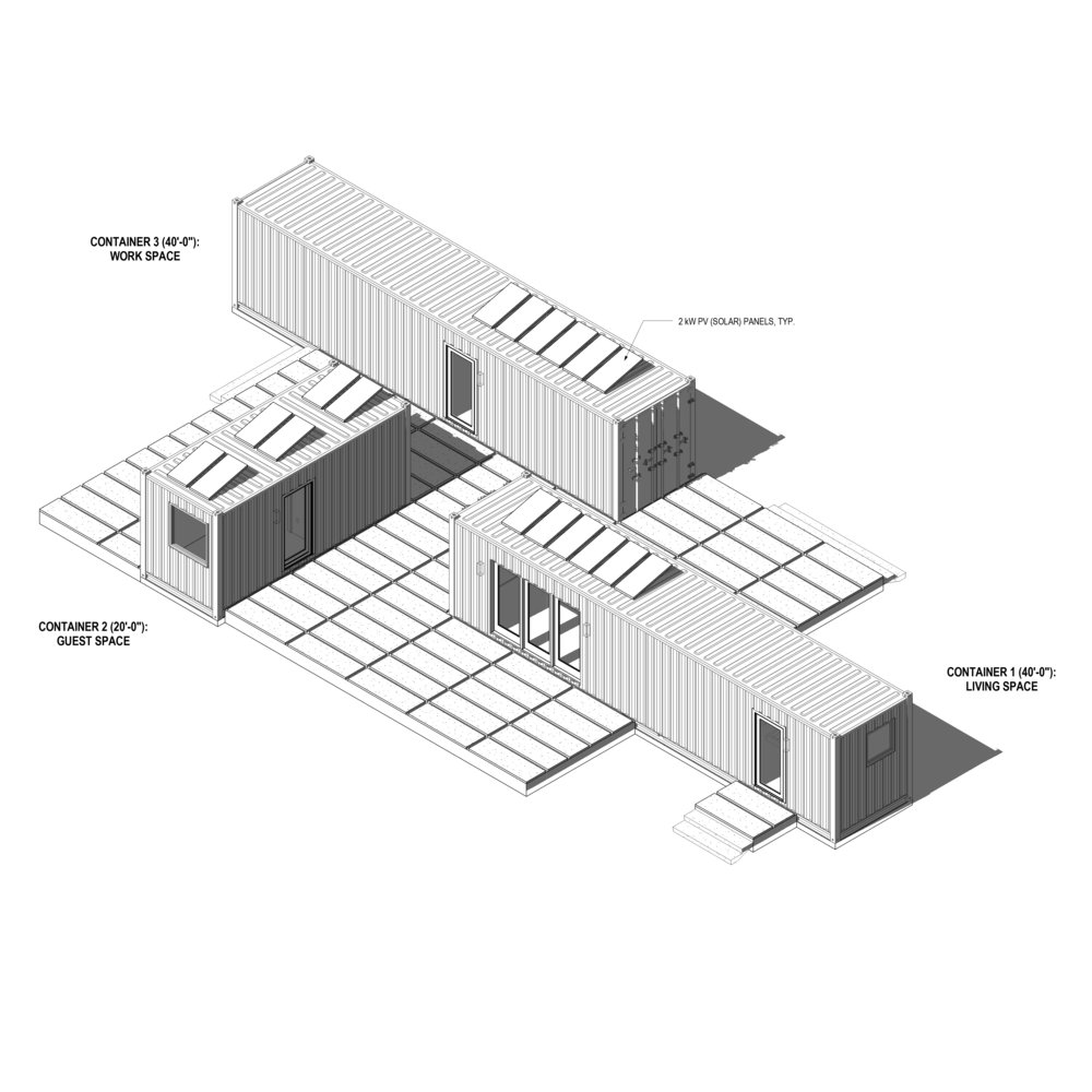 Une maison avec 3 conteneurs en californie - CD-MENTIEL MAGAZINE